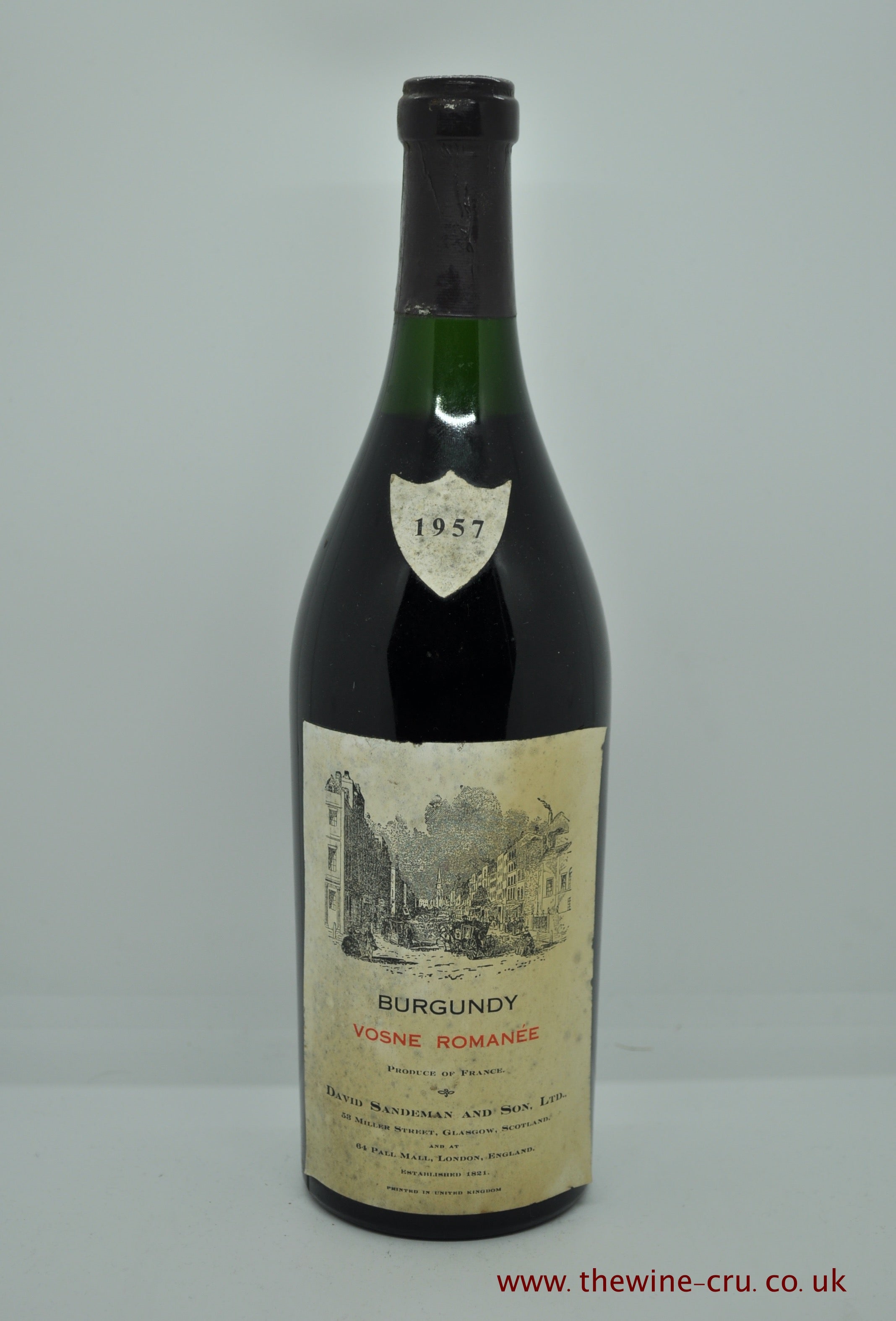 Vosne Romanee 1957 France, Burgundy. – The Wine-Cru